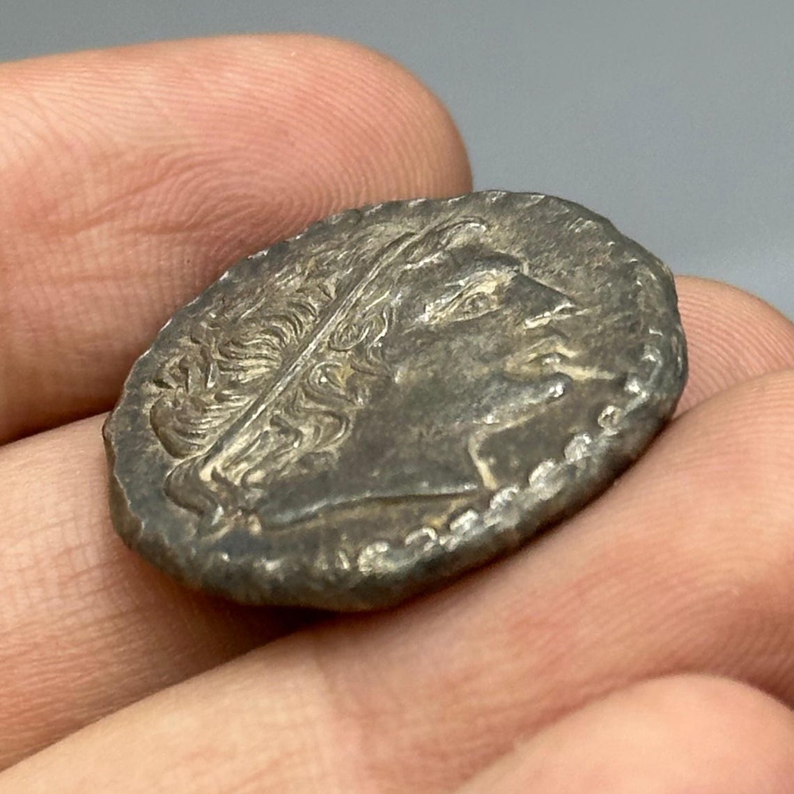Beautiful Old Ancient Greek King Silver Large Coin - Etsy