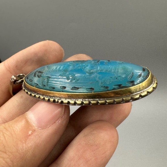 Stunning rare ancient Roman opal stone scorpion intag… - Gem