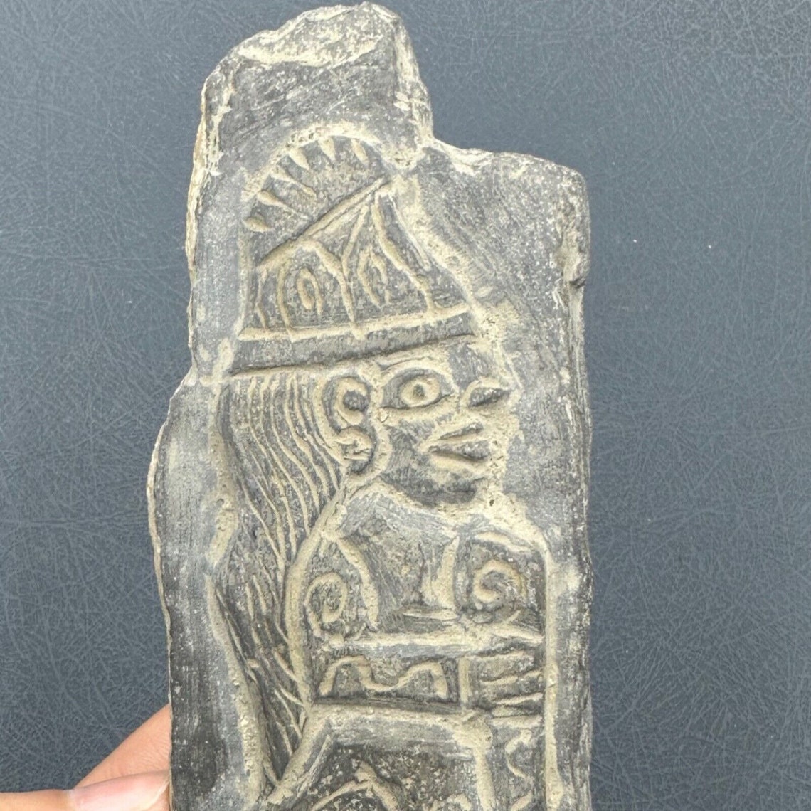 Ancient Sassanian Stone King Image Engraved Old Tablet Fragment - Etsy