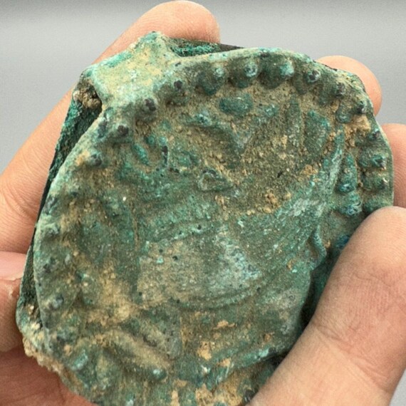 Old Ancient Roman Greek Bronze Belt Buckle With Rare … - Gem