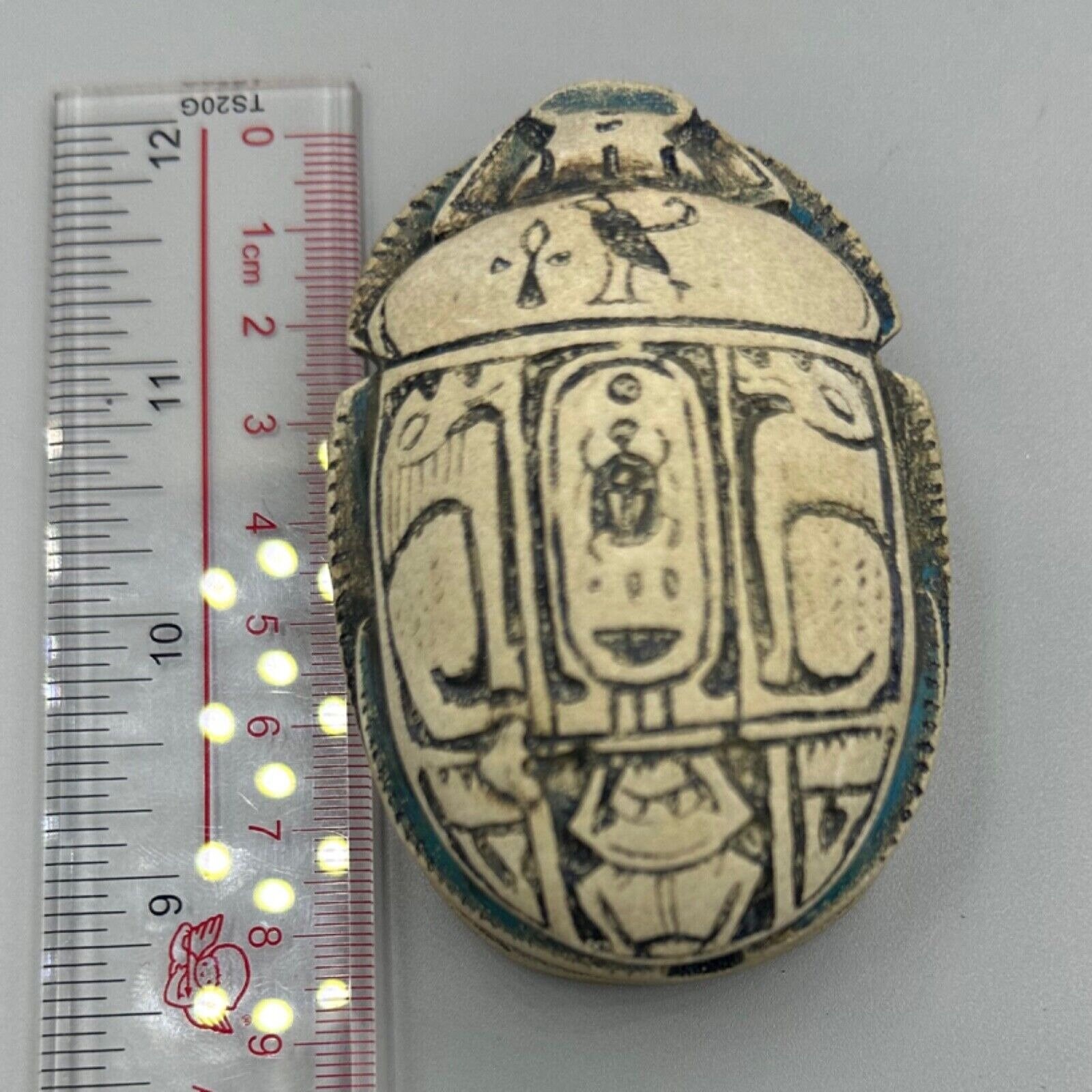 Wonderful Rare Ancient Egyptian Stone Large Scarab With Symbol Intaglio ...