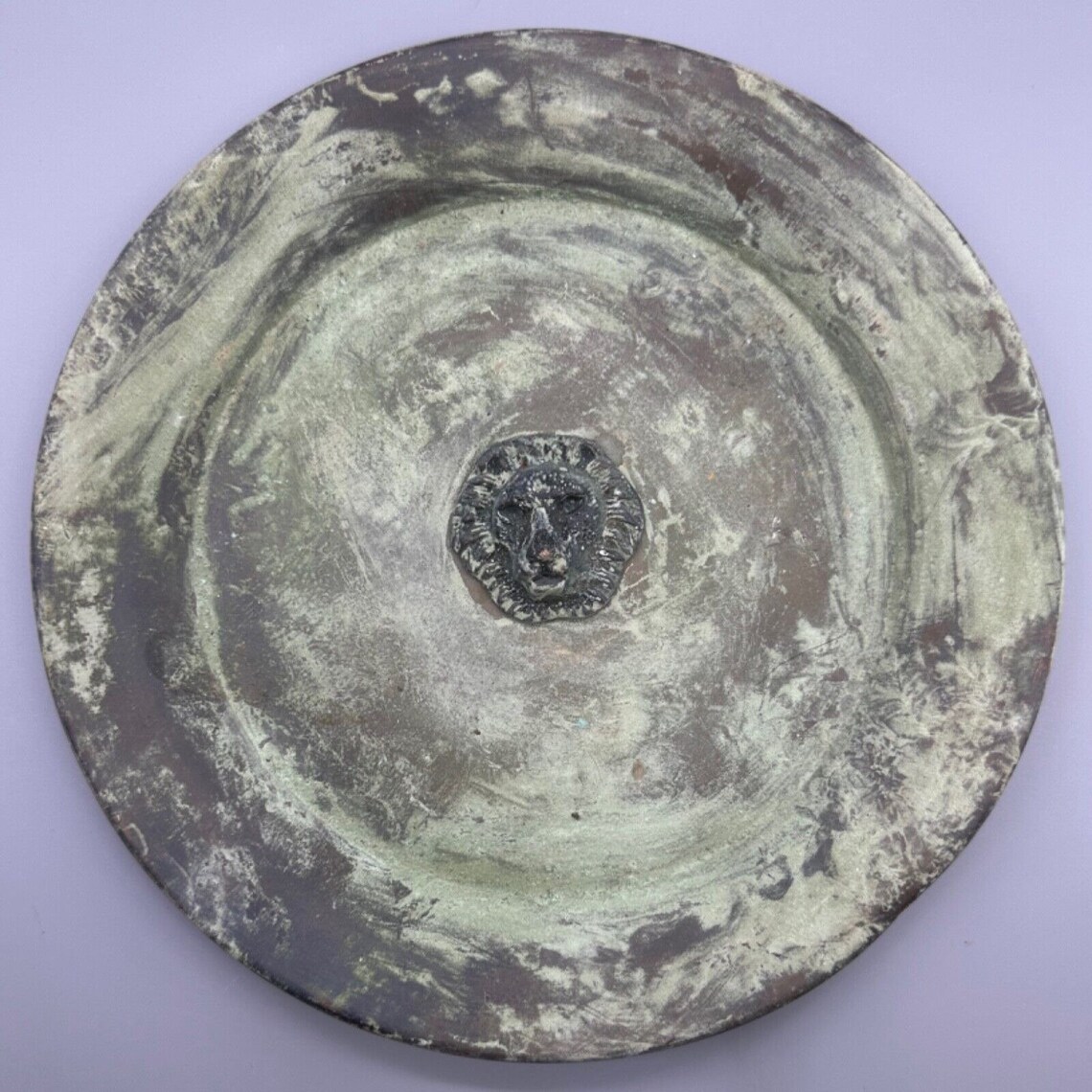 Immaculate Ancient Roman Bronze Plate With Lion Face - Etsy