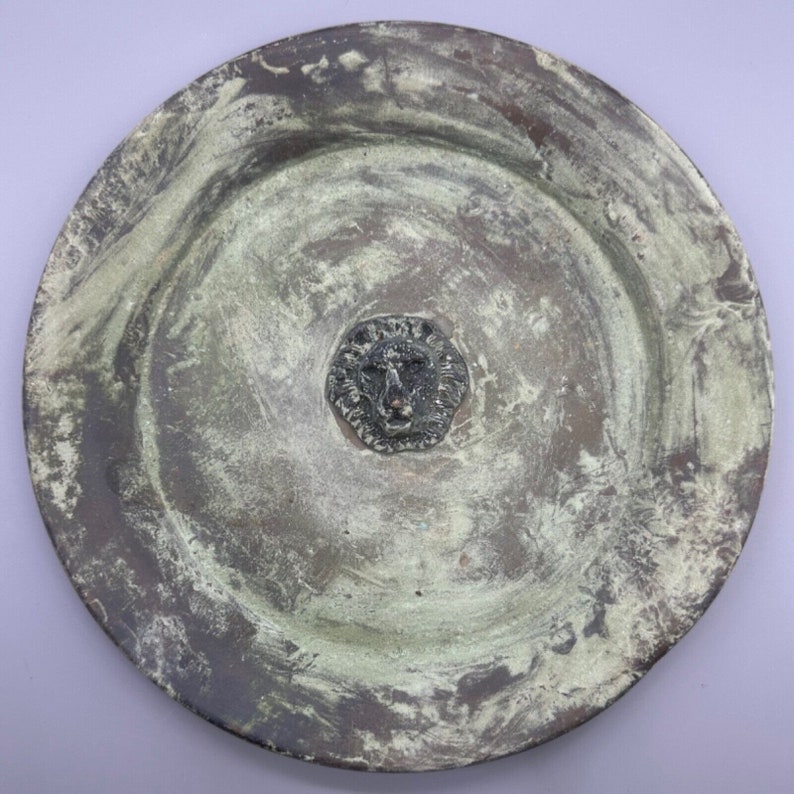 Immaculate Ancient Roman Bronze Plate With Lion Face - Etsy