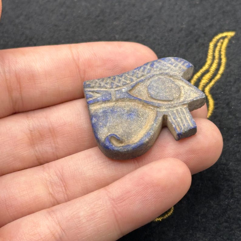Ancient Egyptian Lapiz Lazuli Eye of Hurus Pendant - Etsy