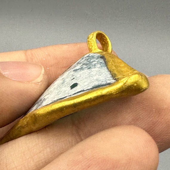 Unique Rare Ancient Roman Gold Gilded Old Roman Glass… - Gem
