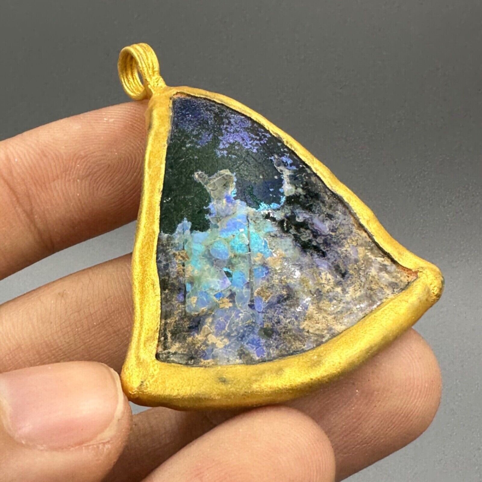 Museum Quality Rare Ancient Roman Old Gold Gilded Rare Pendant - Etsy