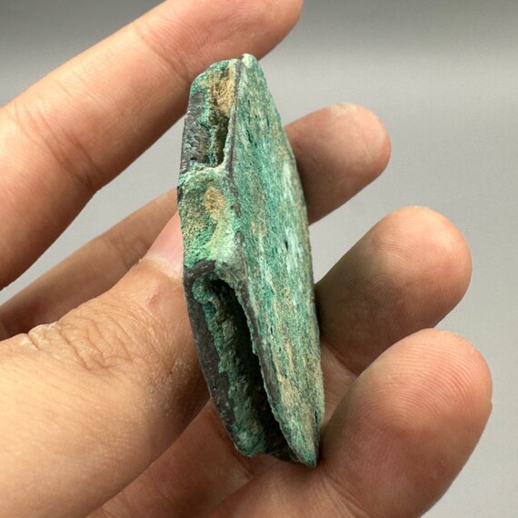 Ancient Roman Greek Bronze Belt Buckle With Naked Dia… - Gem