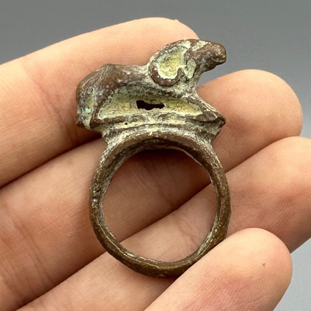 2000+ Years Old Ancient Roman Bronze Ram Ring - Etsy
