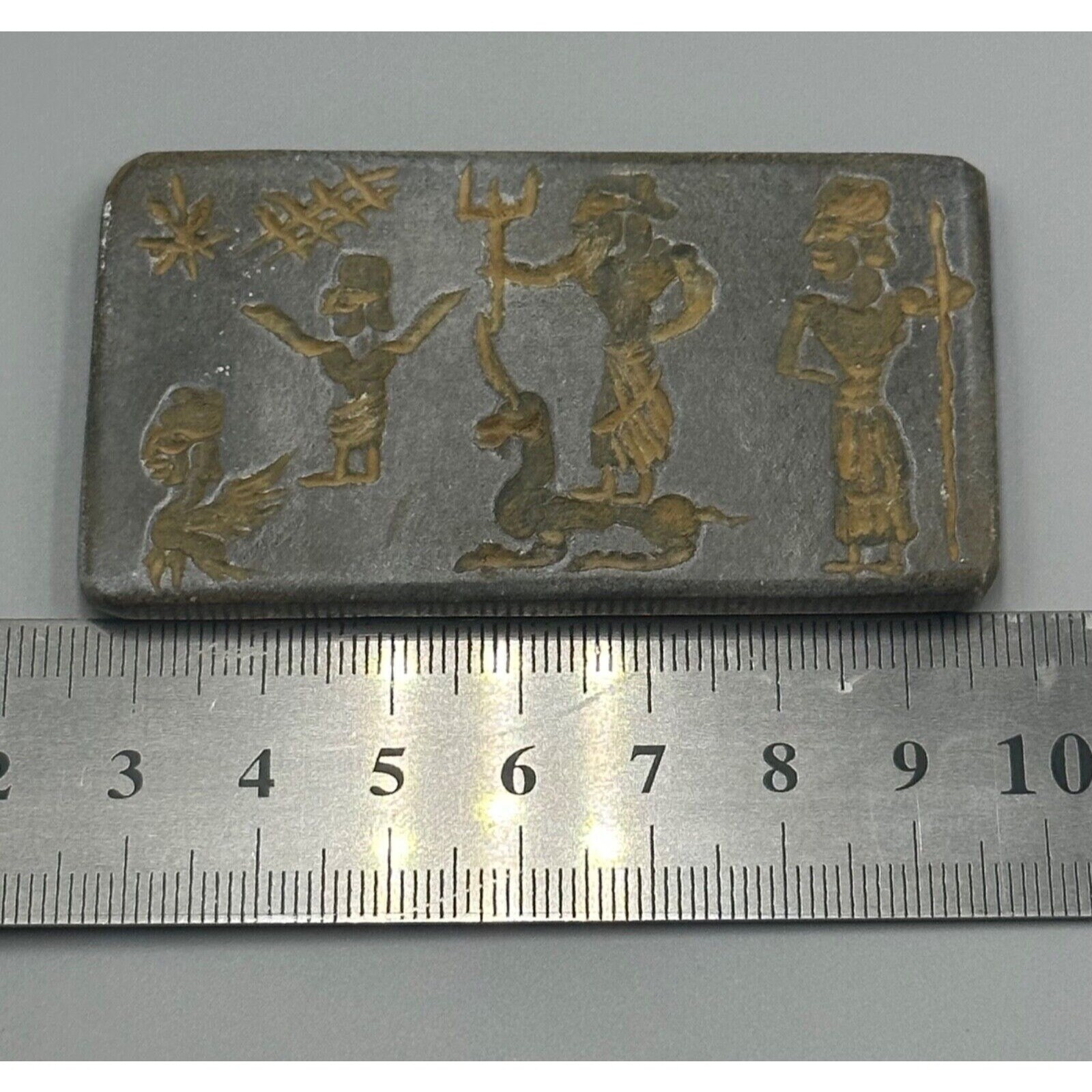 A Rare Ancient Sumerian Deity Image Intaglio Tablet - Etsy