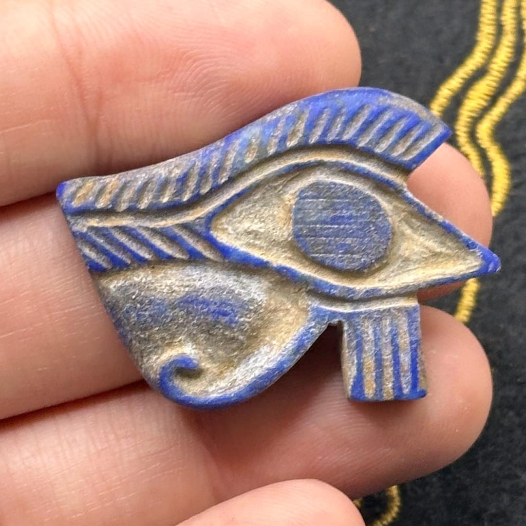 Ancient Egyptian Lapiz Lazuli Eye of Hurus Pendant - Etsy