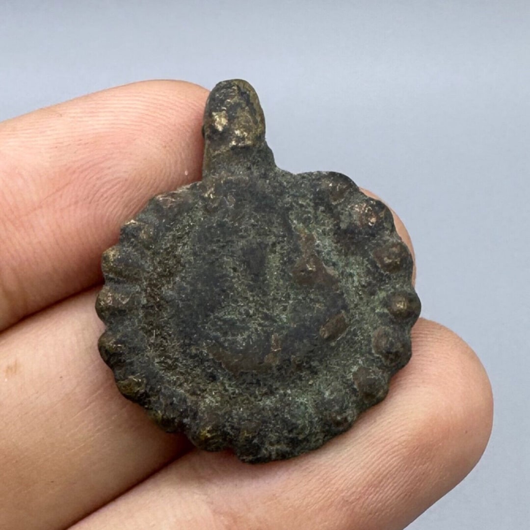 Ancient Roman Bronze Face Amulet Pendant Genuine Artifact #459 - Etsy