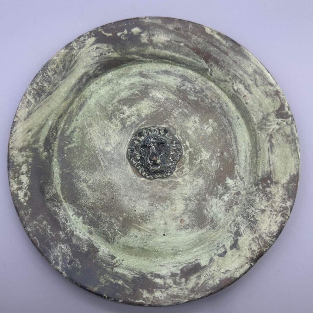 Immaculate Ancient Roman Bronze Plate With Lion Face - Etsy