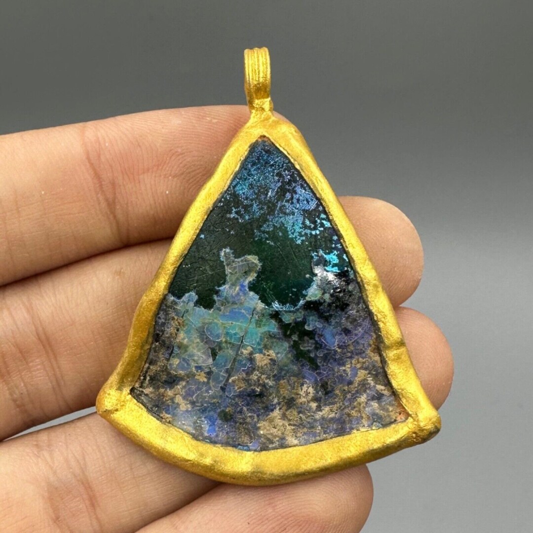 Museum Quality Rare Ancient Roman Old Gold Gilded Rare Pendant - Etsy