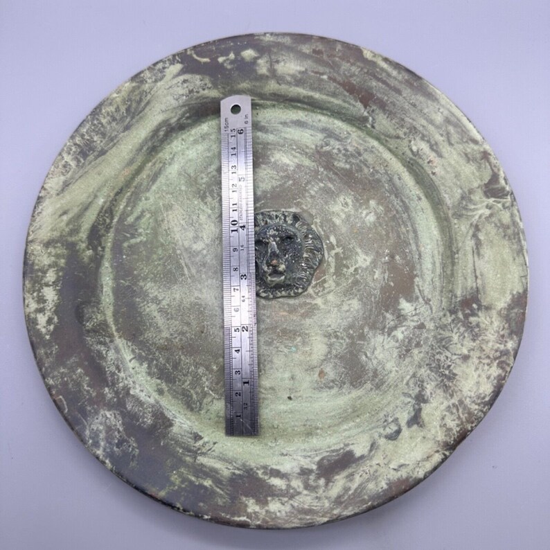 Immaculate Ancient Roman Bronze Plate With Lion Face - Etsy