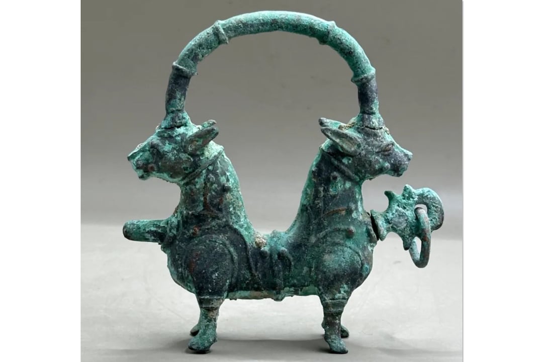 Ancient Near Eastern Luristan Bronze Lock in Form of Two Animals E - Etsy