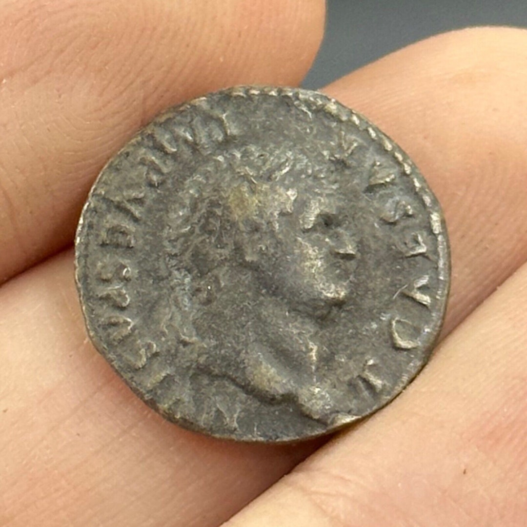 Genuine Ancient Roman Bronze Coin With King Face - Etsy