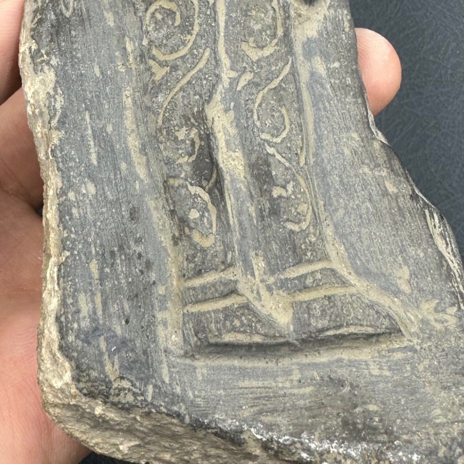 Ancient Sassanian Stone King Image Engraved Old Tablet Fragment - Etsy