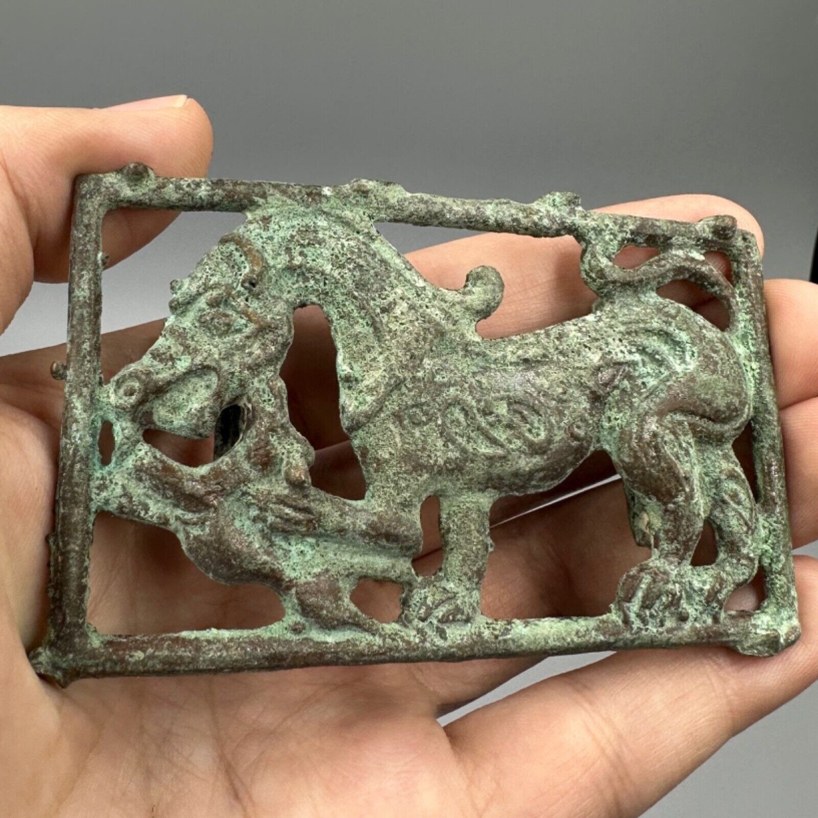 Rare Ancient Roman Bronze Belt Buckle With Horse Animal Image - Etsy