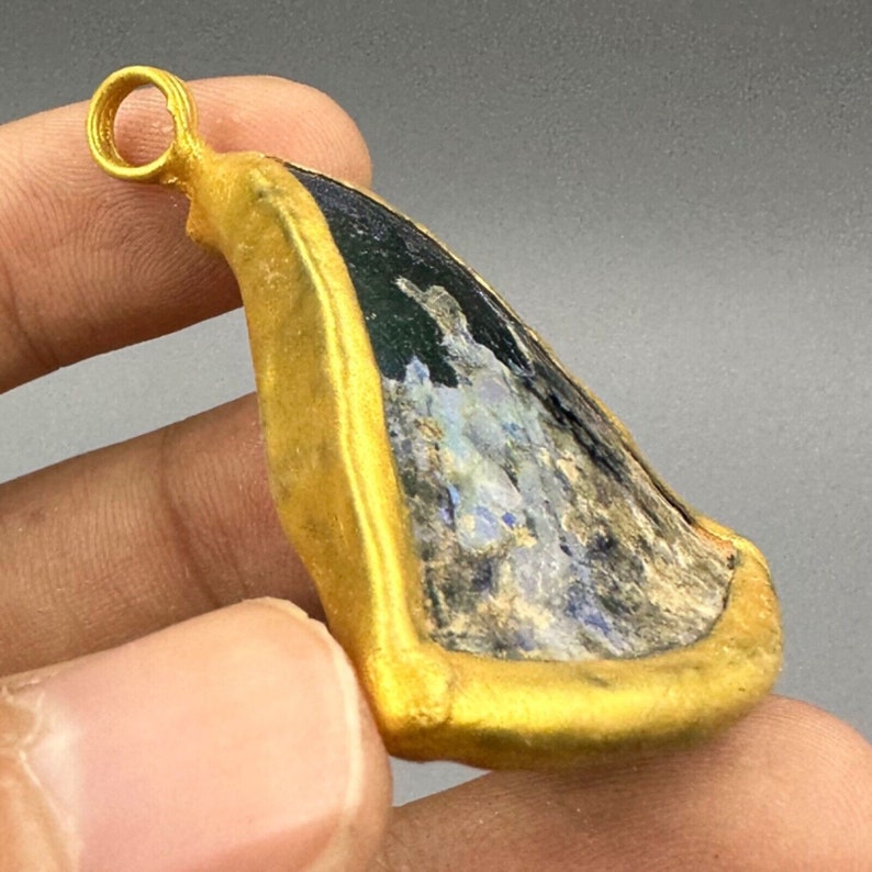 Museum Quality Rare Ancient Roman Old Gold Gilded Rare Pendant - Etsy