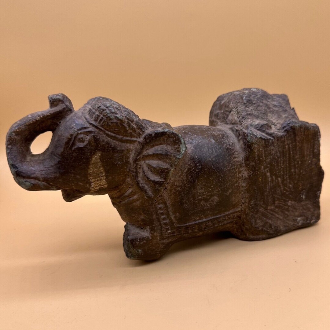 Immaculate Ancient Indo Greek Stone Elephant Figure ( Genuine Artifact ...