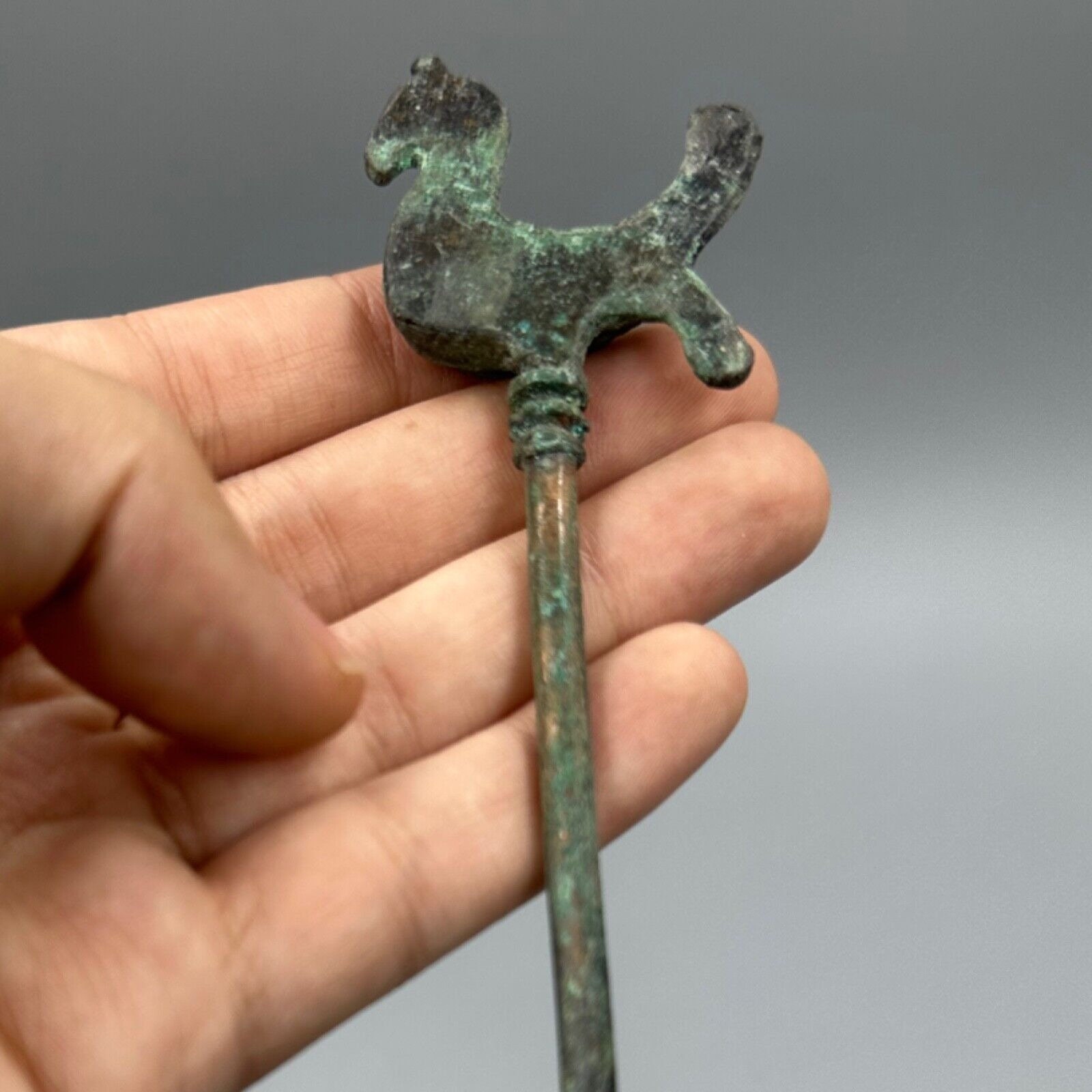 Very Old Ancient Roman Bronze Hair Pin With Bird Animal Figure - Etsy