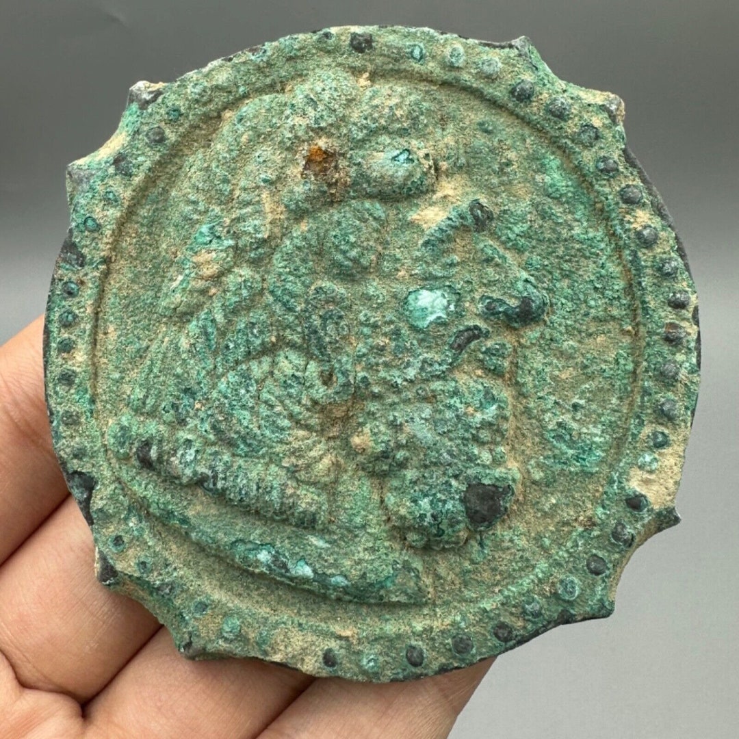 Unique Ancient Roman Greek King Face Bronze Belt Buckle - Etsy