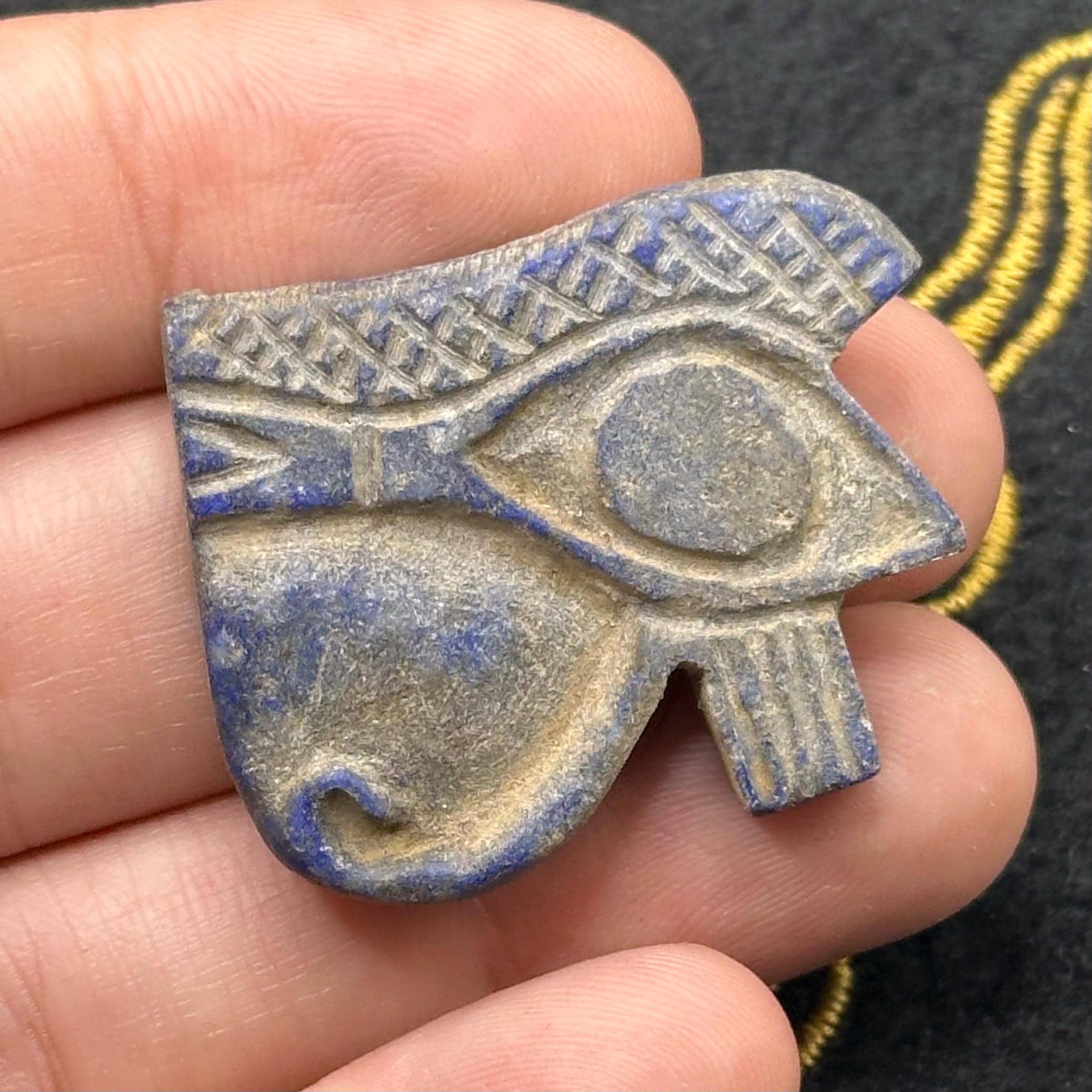 Ancient Egyptian Lapiz Lazuli Eye of Hurus Pendant - Etsy