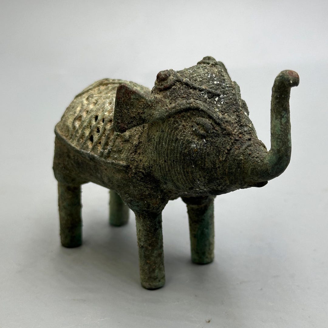 Genuine Ancient Greek Bronze Elephant Animal Figure - Etsy