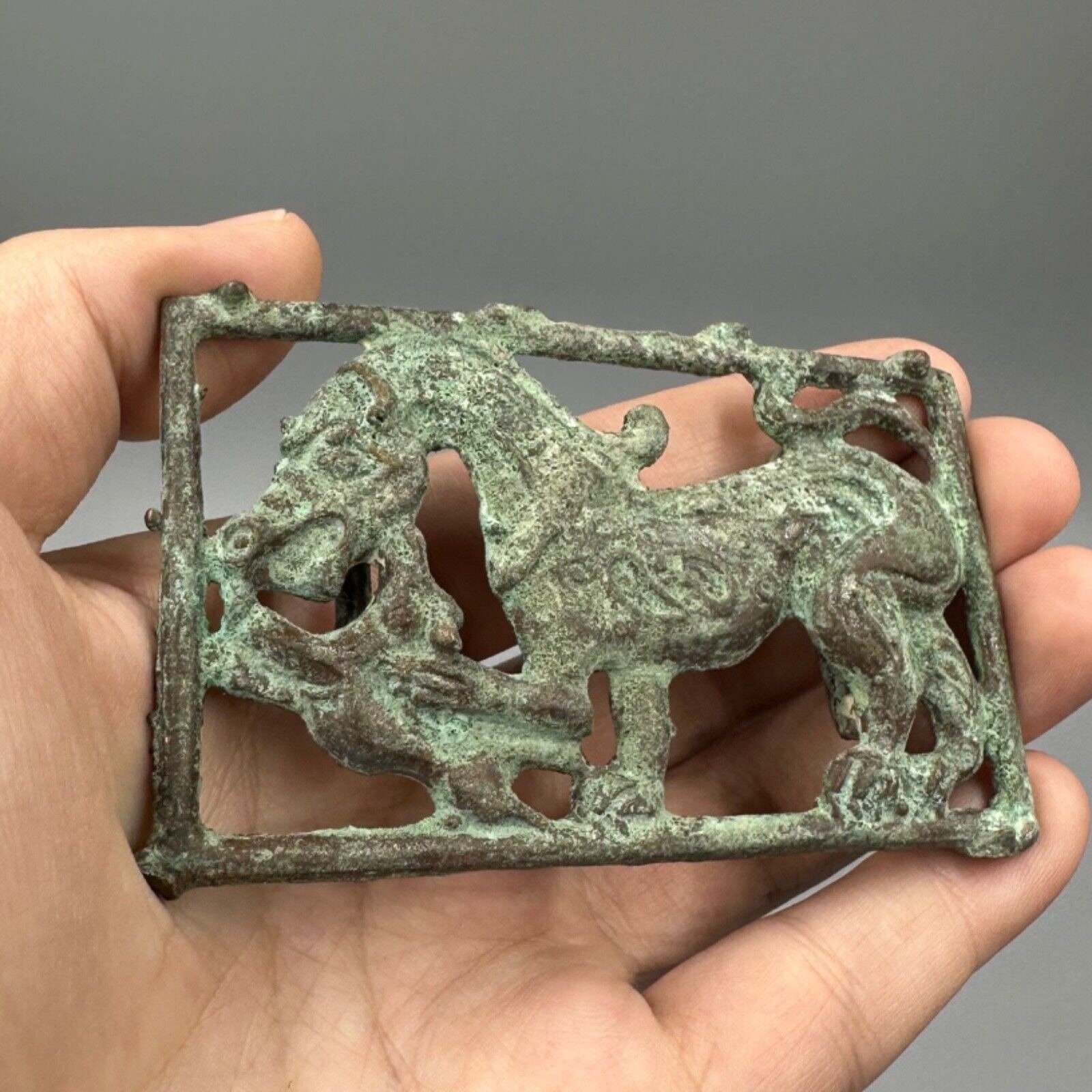 Rare Ancient Roman Bronze Belt Buckle With Horse Animal Image - Etsy