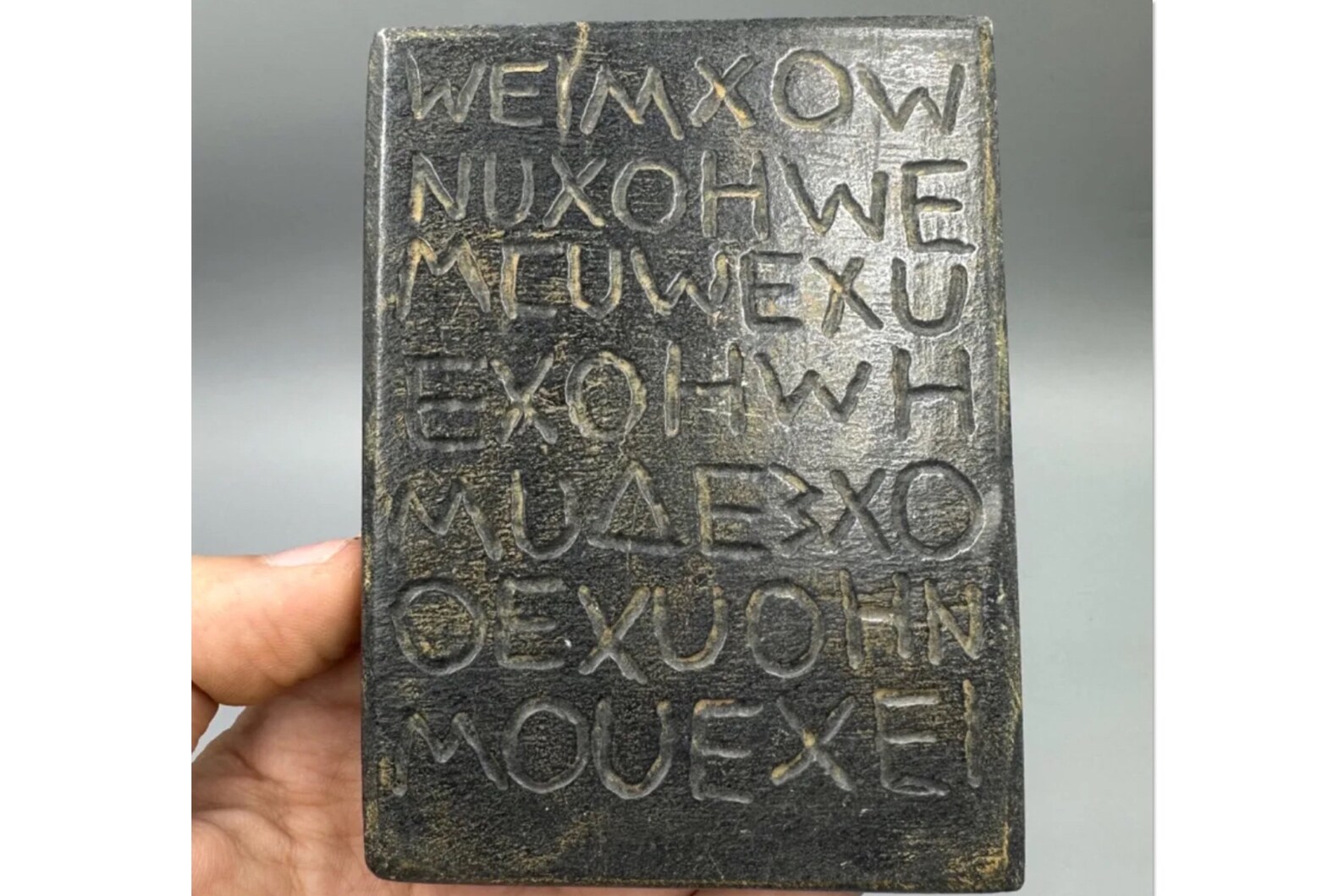 Stunning Rare Ancient Greek Roman Writing Black Stone Tablet E - Etsy