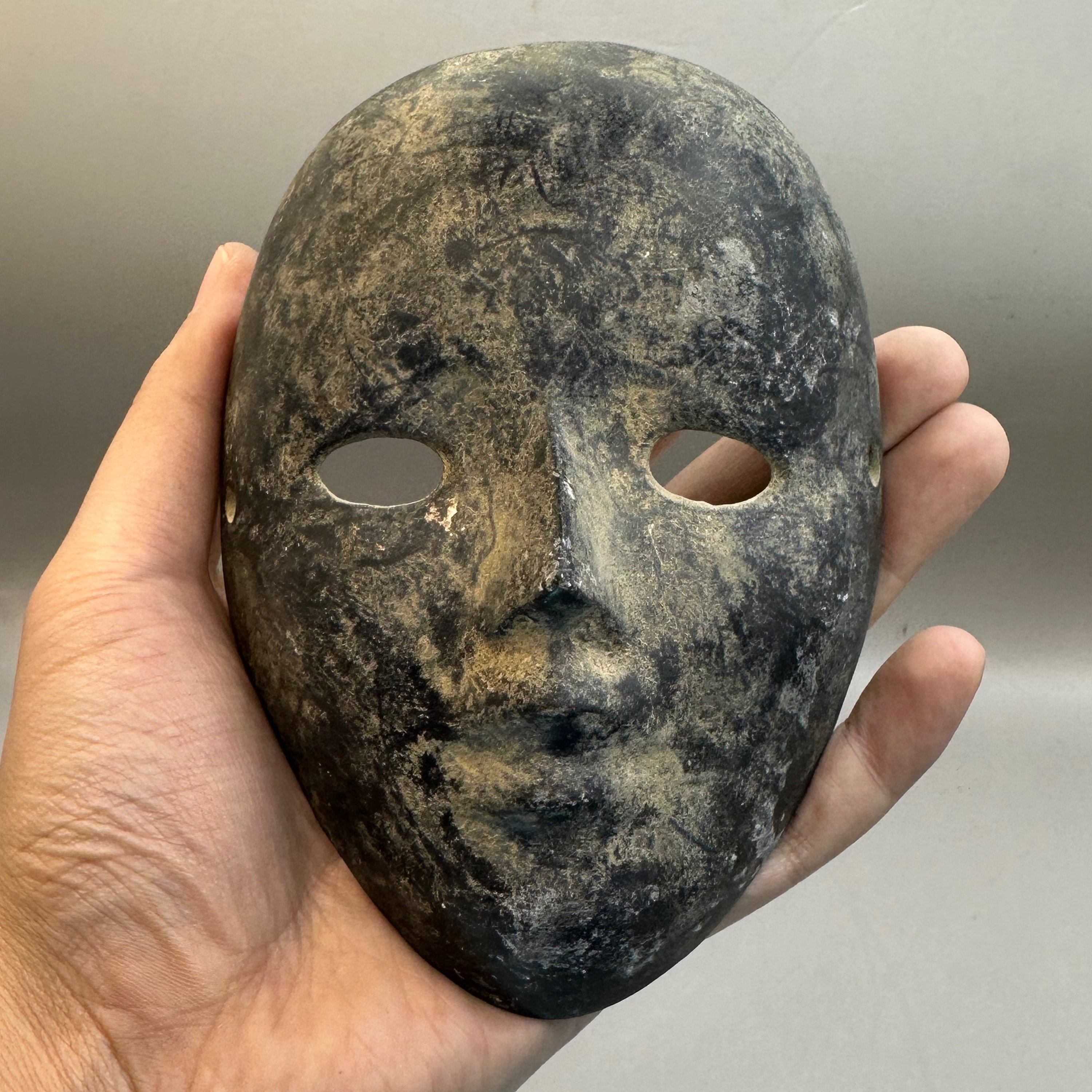 Genuine Ancient Roman Bronze Mask With Immaculate Patina & Condition ...