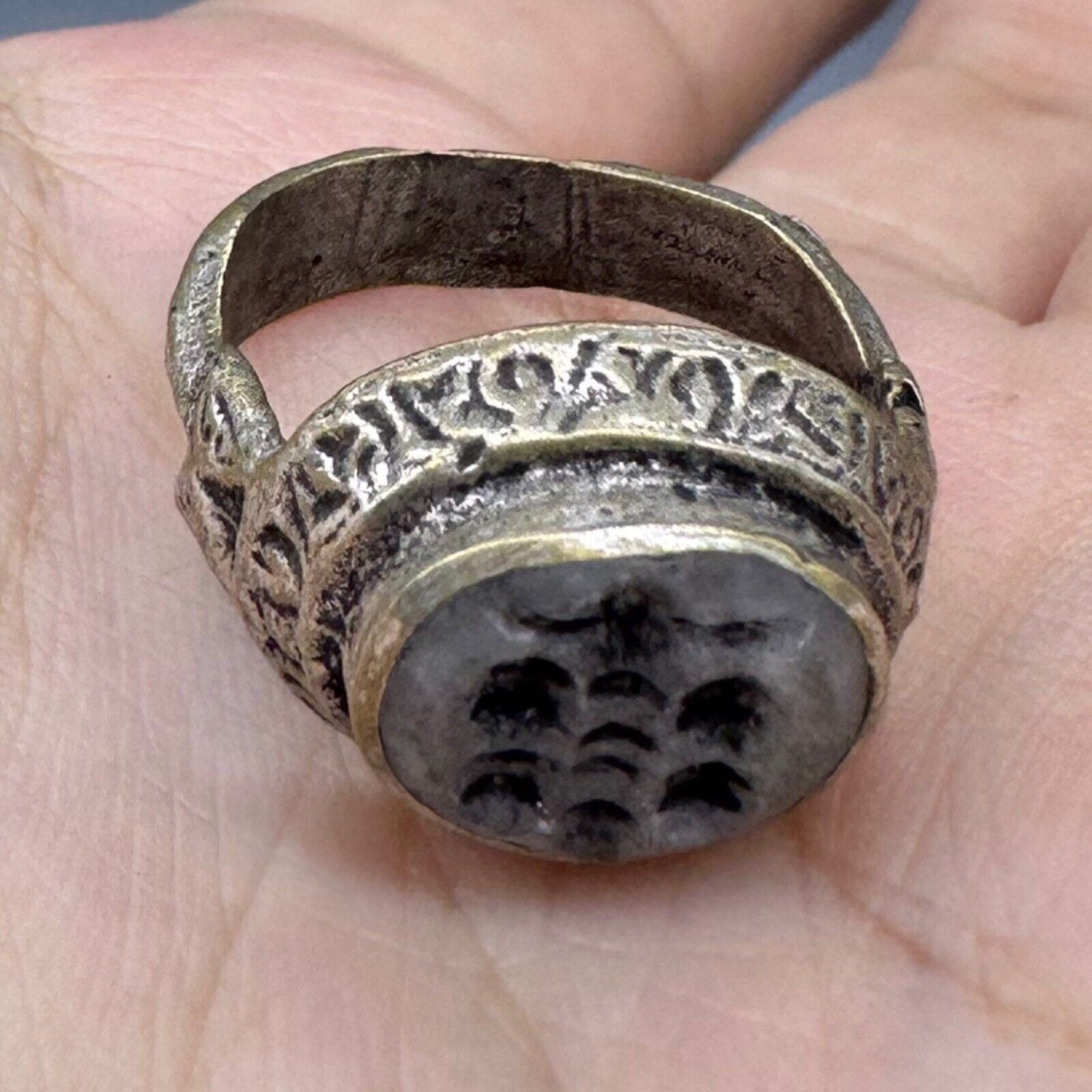 Authentic Ancient Roman Rare Stone Insect Intaglio Ring - Etsy