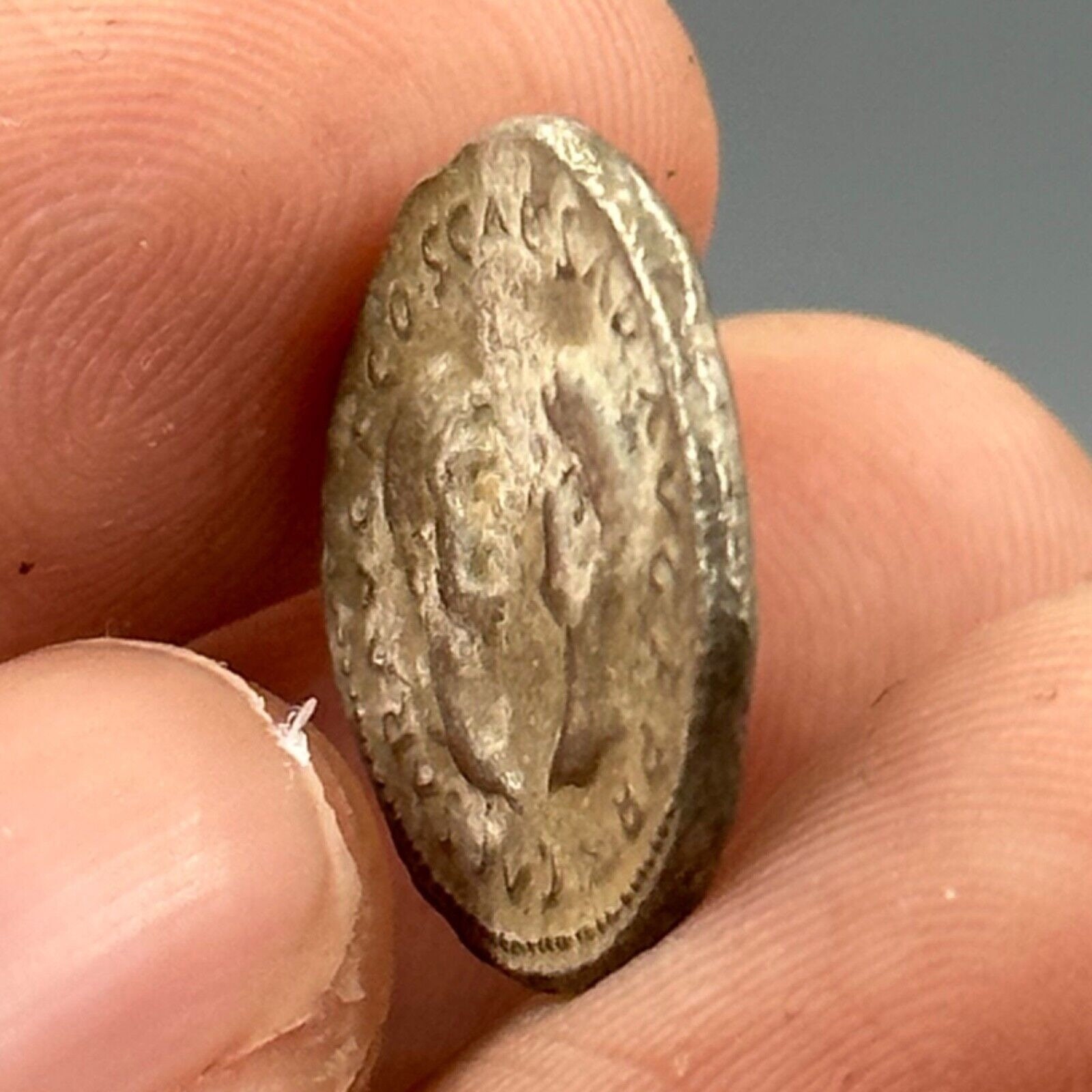 Rare Ancient Roman King Face Unique Old Silver Coin With Rare Patina - Etsy