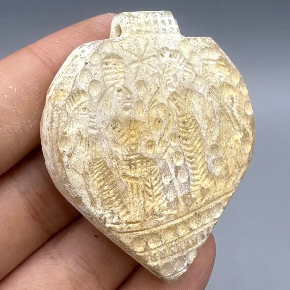 Genuine artifact ancient Roman crystal king story int… - Gem