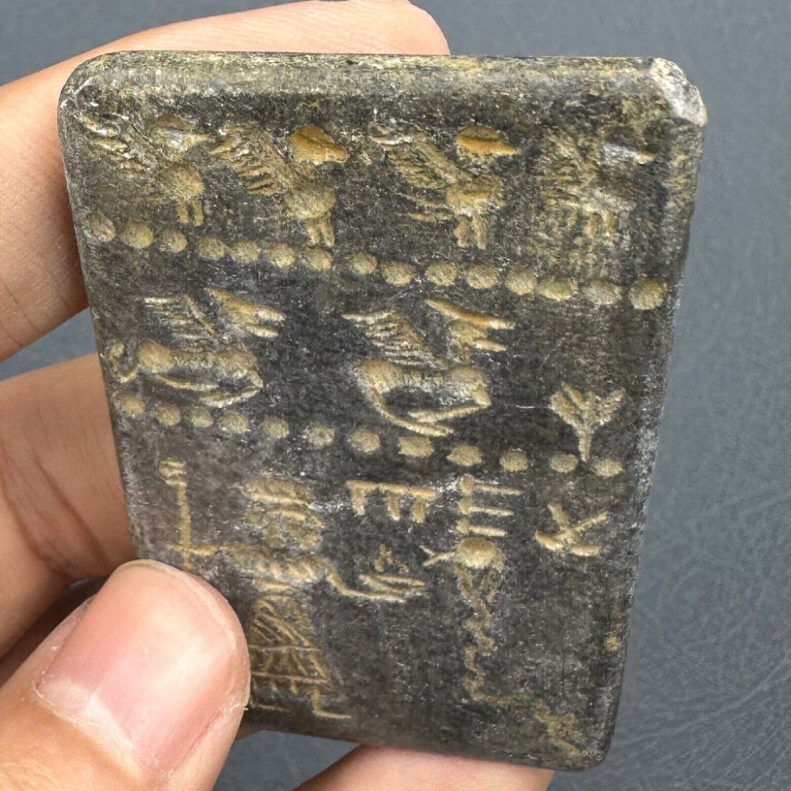 Authentic Sumerian Era Civilization Stone Intaglio Tablet - Etsy