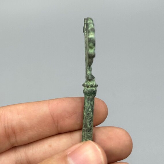 Museum Quality Ancient Roman Bronze Hair Pin With Rar… - Gem