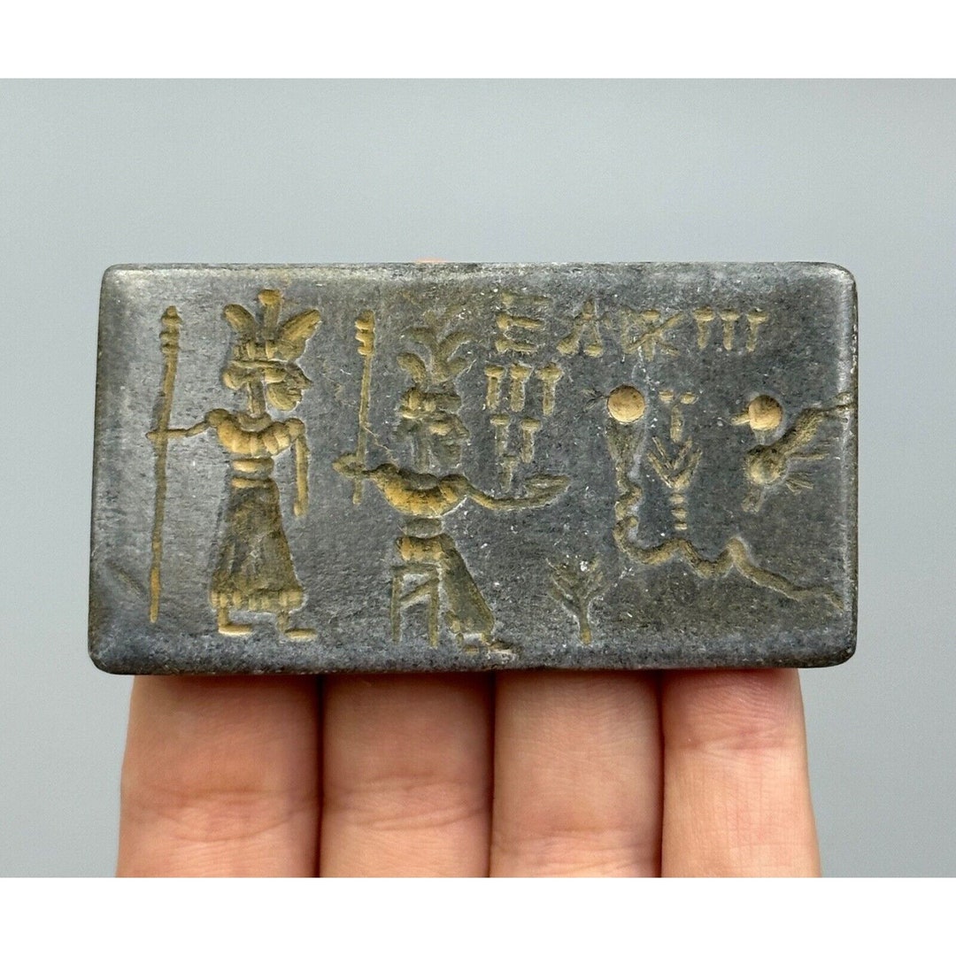 Unique Ancient Sumerian Stone Near Eastern Intaglio Tablet - Etsy