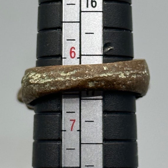 2000+ Years Old Ancient Roman Bronze Ram Ring - Gem