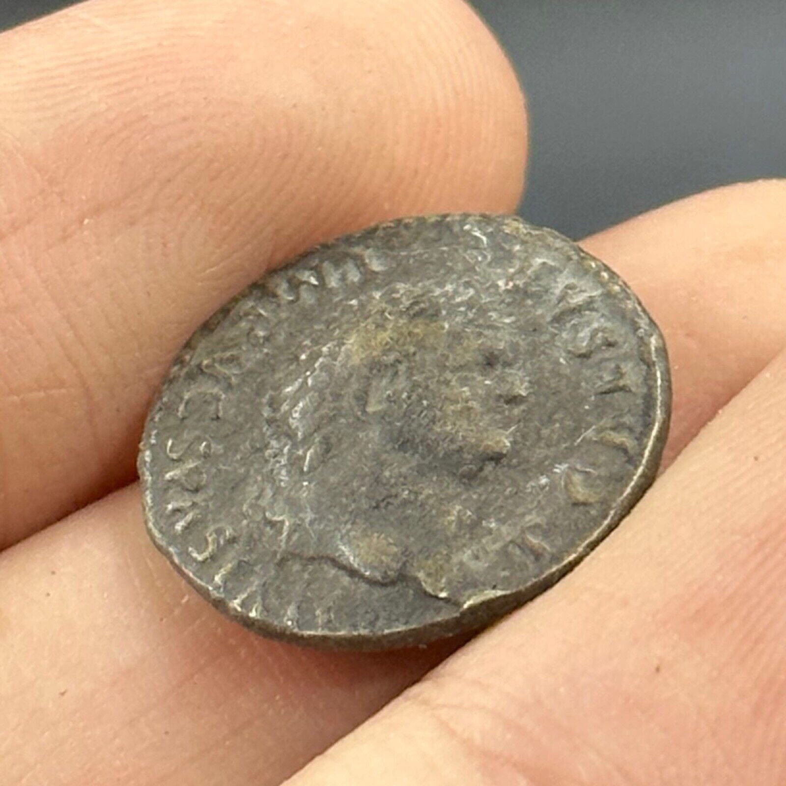 Genuine Ancient Roman Bronze Coin With King Face - Etsy