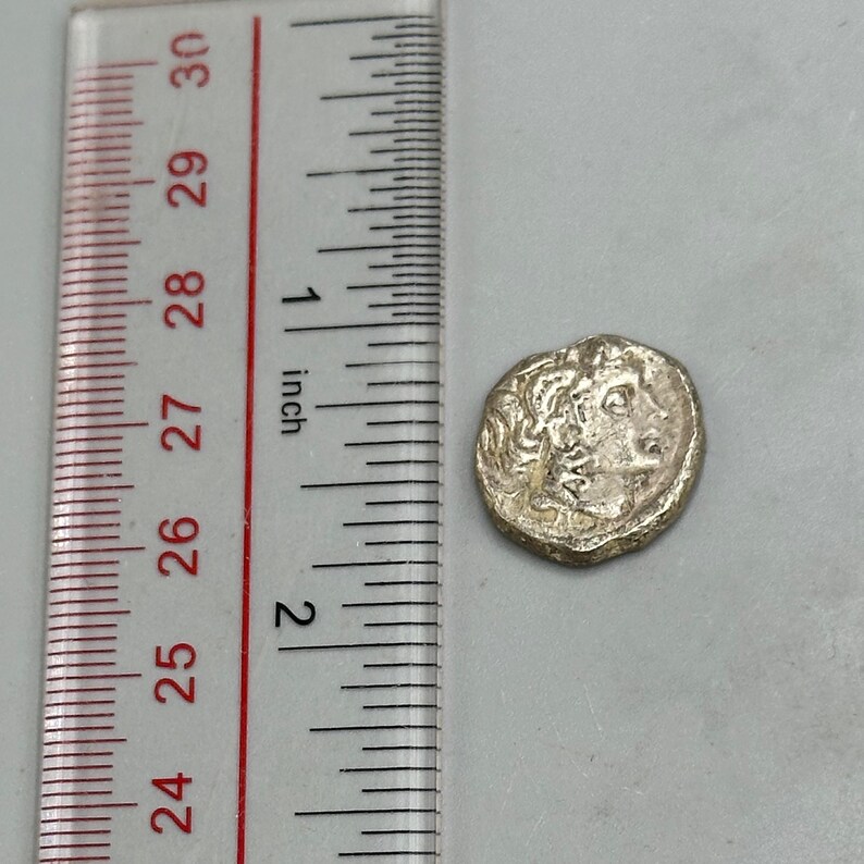 Ancient Greek Central Asian King Alexander Silver Coin - Etsy