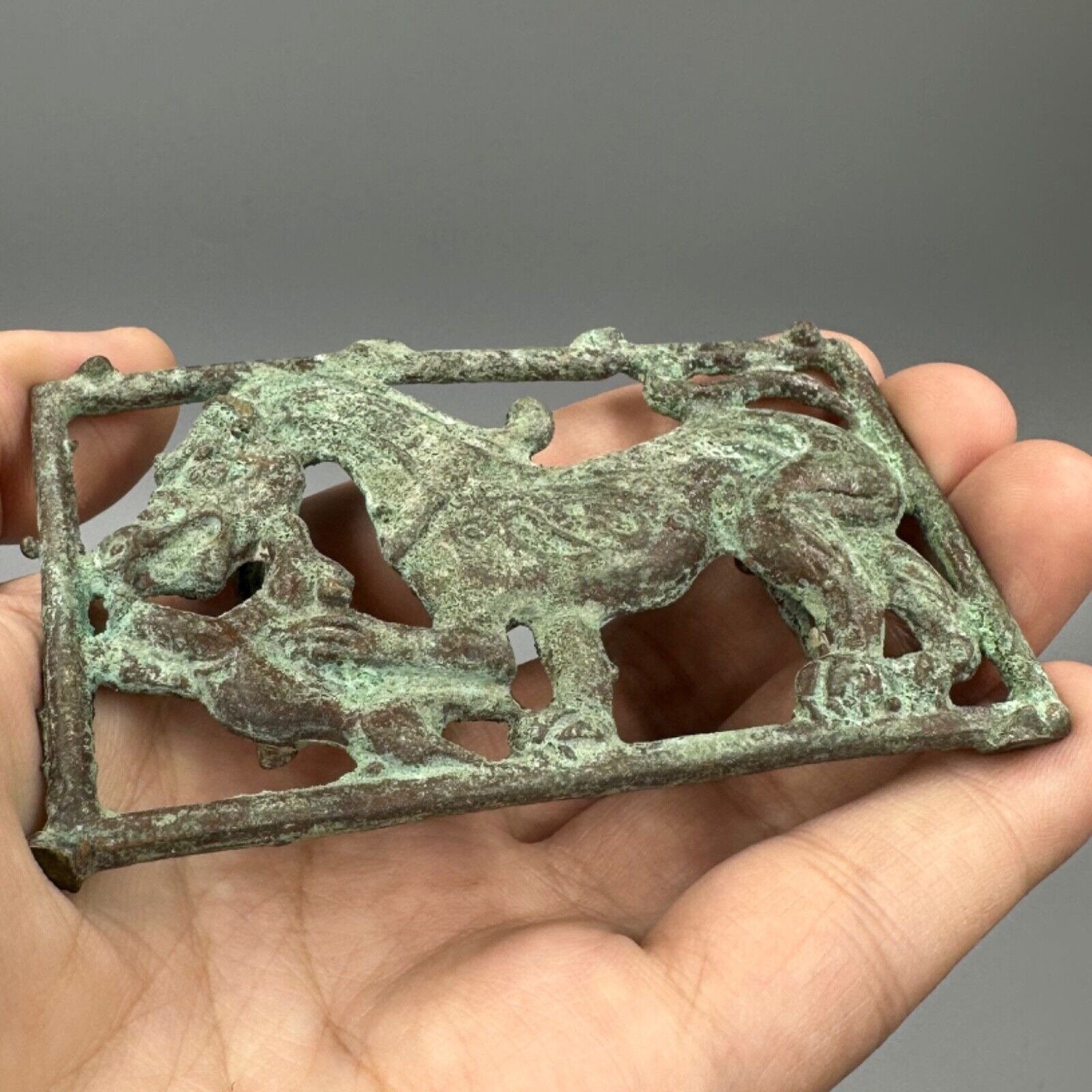 Rare Ancient Roman Bronze Belt Buckle With Horse Animal Image - Etsy