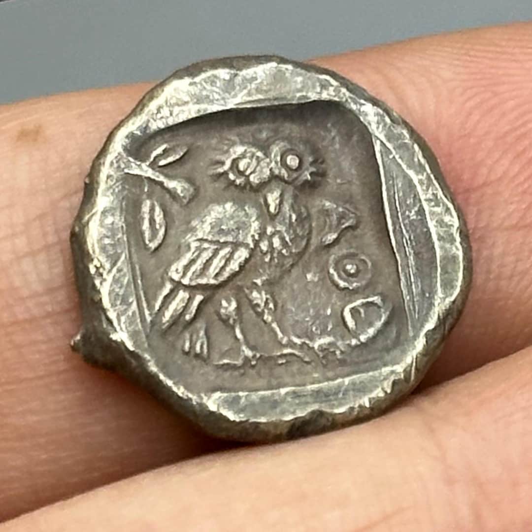 Ancient Greek Athens Silver Owl Coin - Etsy