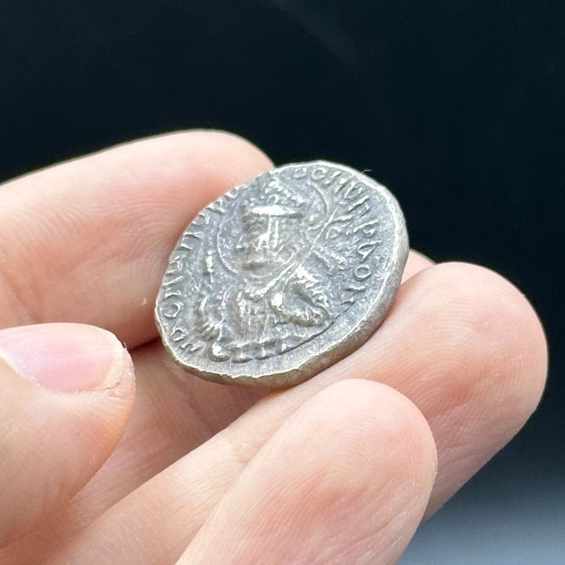 Immaculate Ancient Kushan Empire Silver Buddha Central Asian Coin E - Etsy