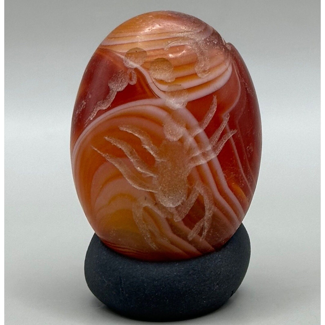 Genuine Ancient Roman Agate Stone Scorpion Intaglio Cabochon - Etsy