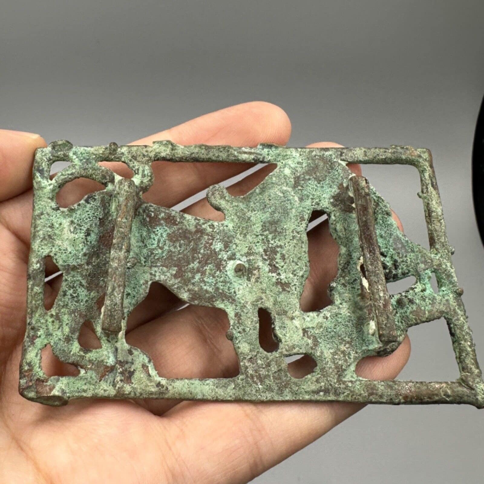 Rare Ancient Roman Bronze Belt Buckle With Horse Animal Image - Etsy