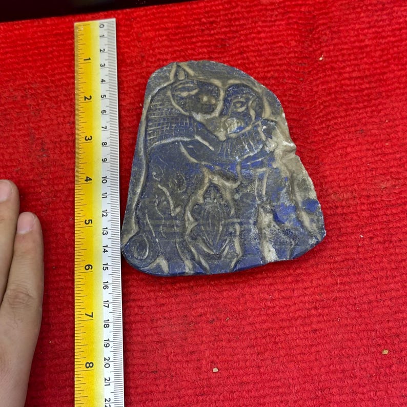 Ancient Near Eastern Lapis Stone Tablet With King Hunting Scene - Etsy