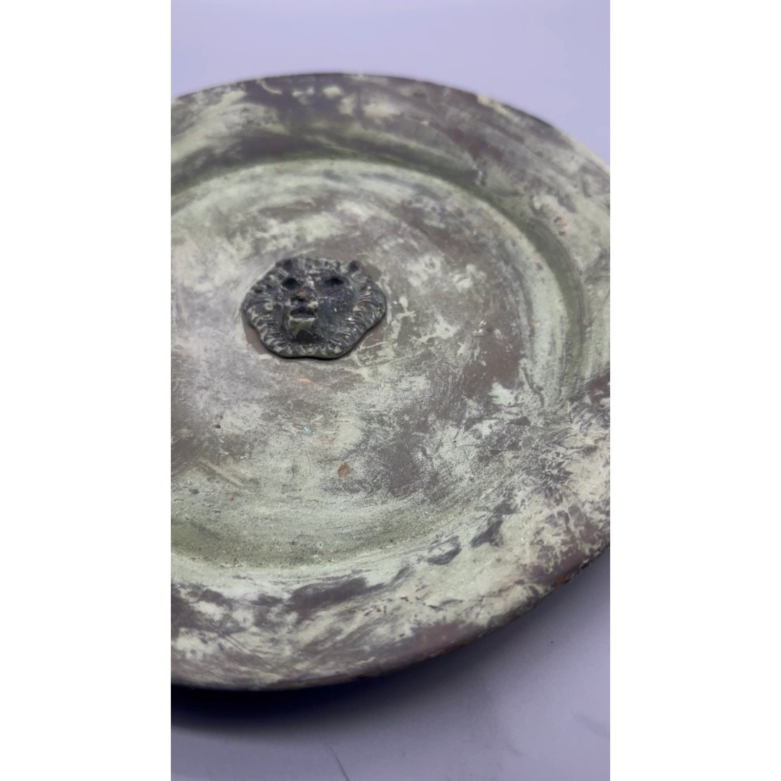 Immaculate Ancient Roman Bronze Plate With Lion Face - Etsy