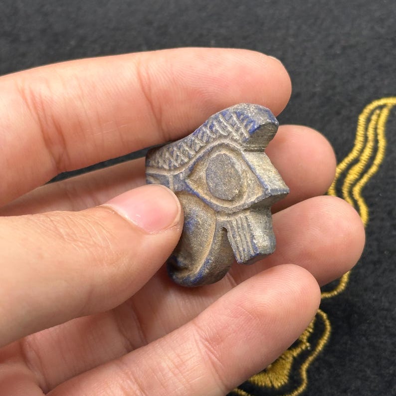 Ancient Egyptian Lapiz Lazuli Eye of Hurus Pendant - Etsy