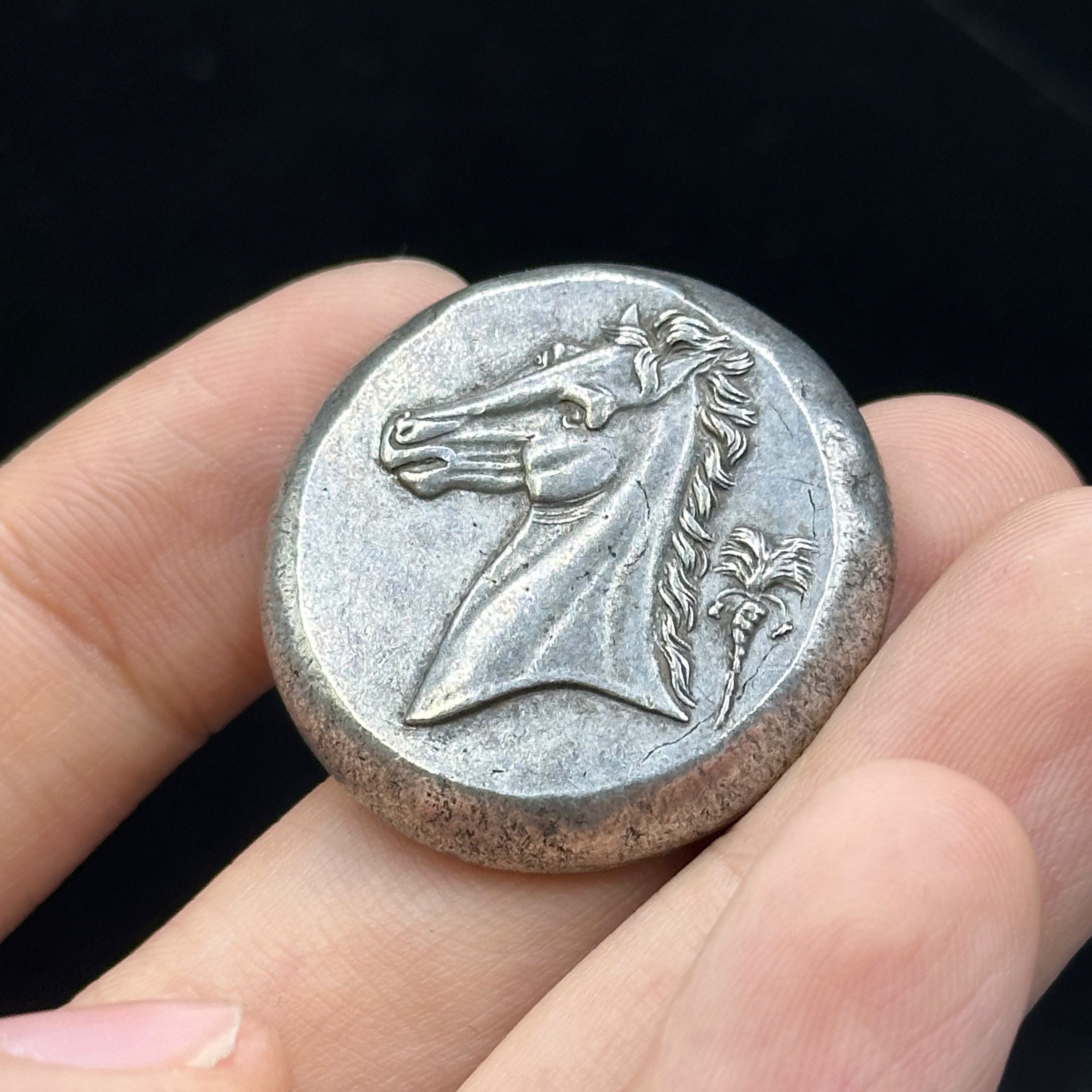 Rare Ancient Greek Emperor King Silver Coated Coin E - Etsy Australia