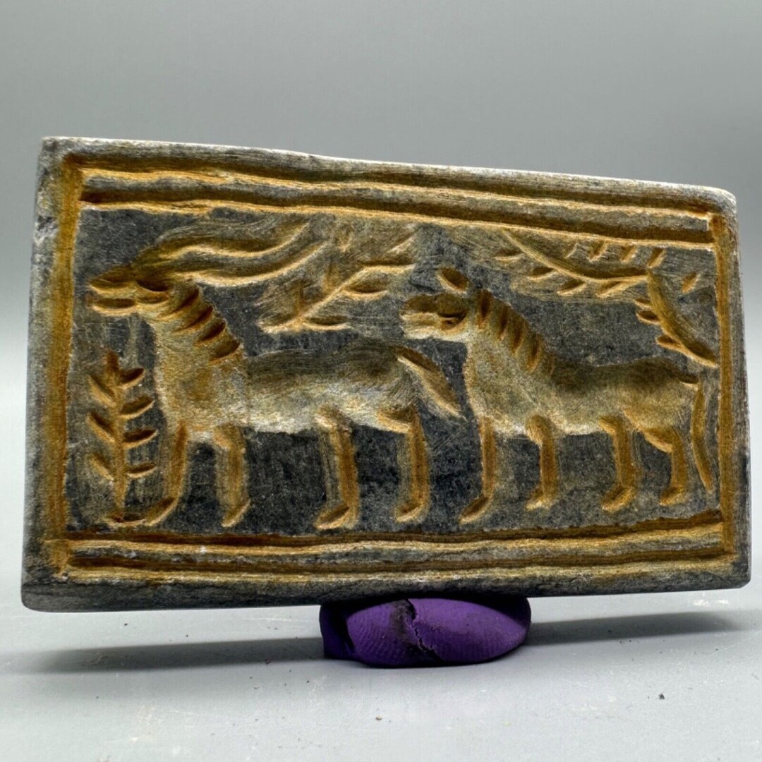 Rare Artifact Ancient Near Eastern Stone Intaglio Tablet - Etsy